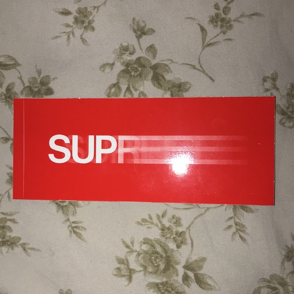 Supreme | Accessories | X Supreme Motion Logo Stickr | Poshmark